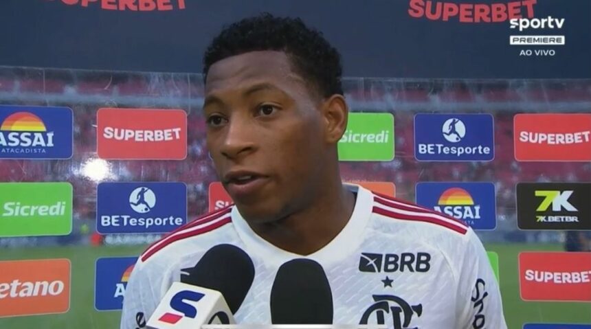 Plata revela sensação diferente com gol em jogo do Flamengo
